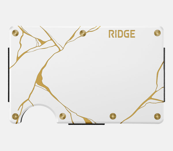 Ridge Wallet – Kintsugi - White | DETAIL IN DESIGN - Ridge EU