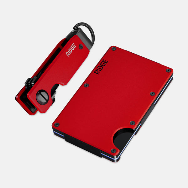 Ridge Wallet + KeyCase - Rodeo Red - Ridge EU