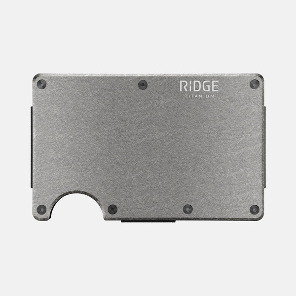 Titanium Stonewash Wallet - Strong & Durable | The Ridge - Ridge EU
