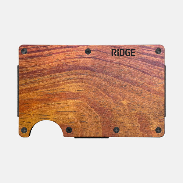 RIDGE | Wallet + KeyCase Kit - Mopane Wood + Forged Ember - Ridge EU