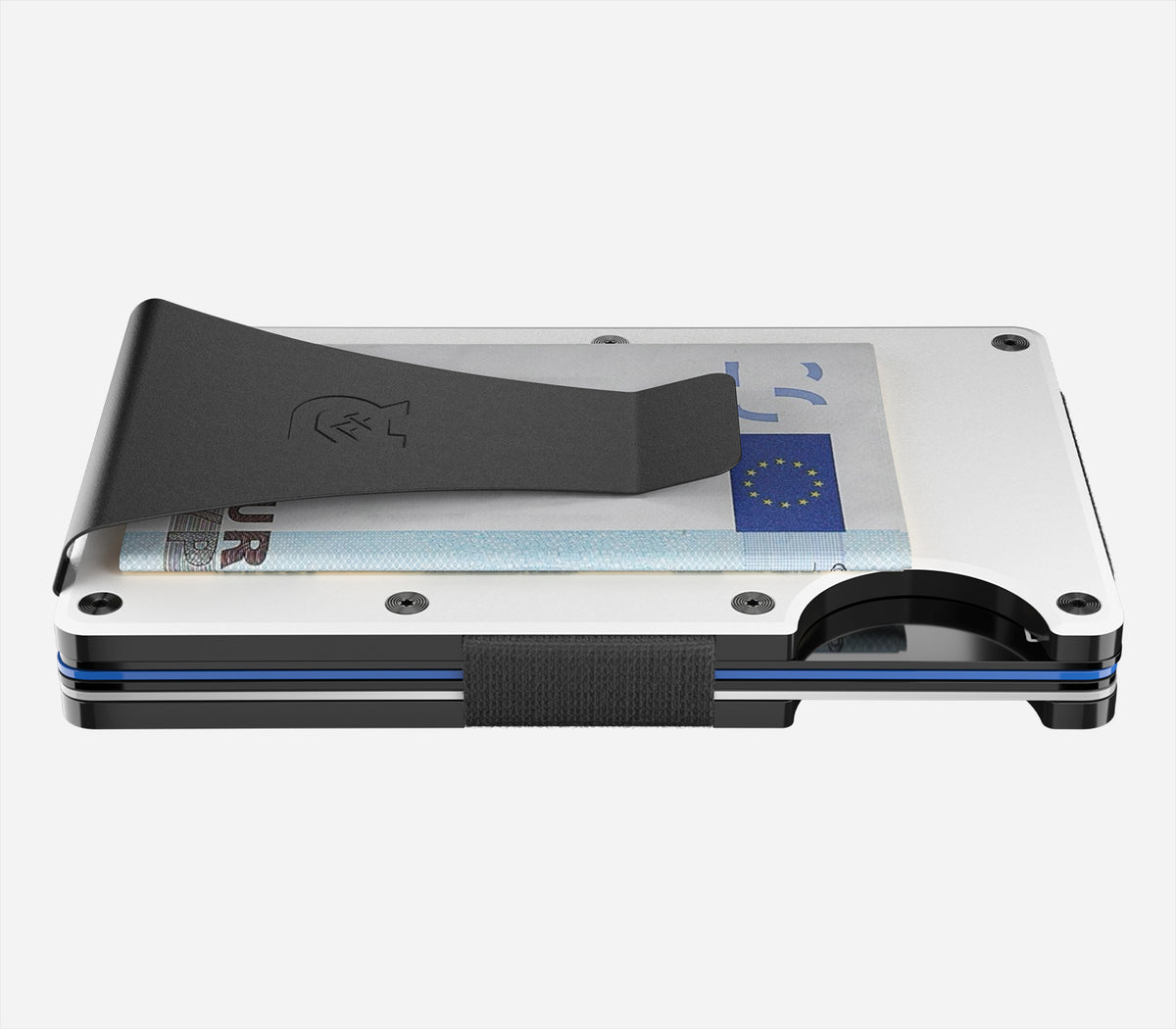 Slim Ridge Wallet White — High Grade Aluminum // The Ridge - Ridge EU